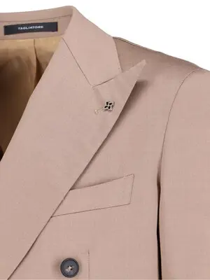 Aspesi Double-breasted Suit - Taupe