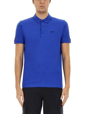 BOSS Polo "paule 4 - Blue
