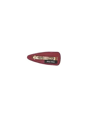 Miu Miu Logo Clasp - Red