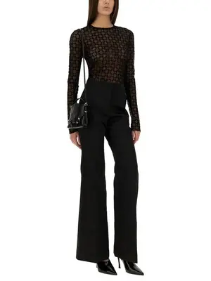 Givenchy Monogram Tulle Bodysuit - Black