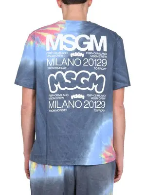 MSGM X Butter Studio T-shirt - Multicolour