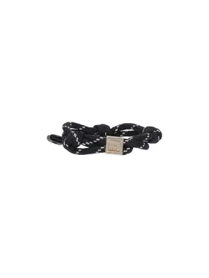 Miu Miu String Bracelet Black
