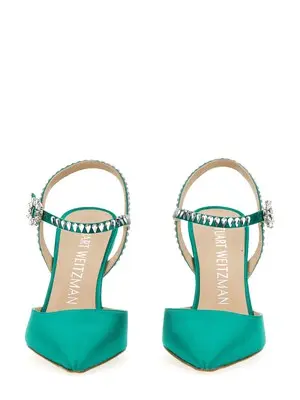 STUART WEITZMAN Gemcut 100 Ankle Strap Pumps