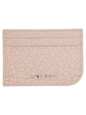 Alexander McQueen Leather Card Holder - Pink