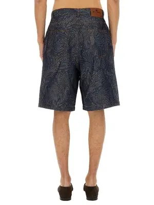 Etro Jacquard Bermuda Shorts