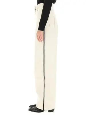 PETER DO Wide Leg Jeans - White