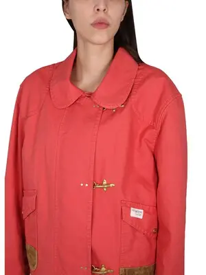 FAY Caban Jacket With Hook Closure