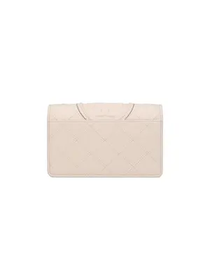 Tory Burch Fleming" Chain Wallet - Cream