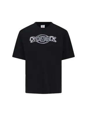 Casablanca T-shirt " Chrome - Black