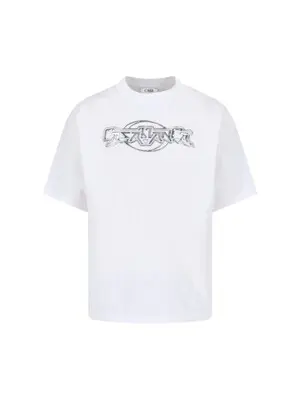 Casablanca T-shirt " Chrome - White