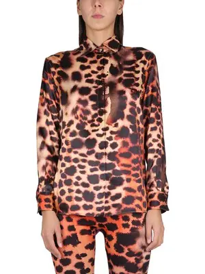 Roberto Cavalli Animal Print Tops