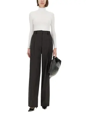 THELATEST Poplin Trousers - Black