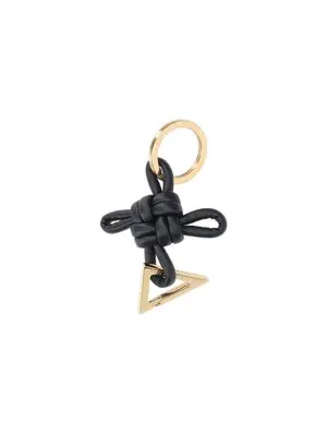 Bottega Veneta Triangle' Keychain - Black