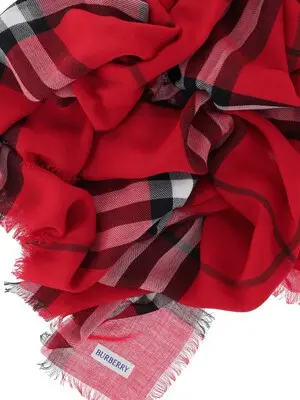 Burberry Check' Wool Scarf