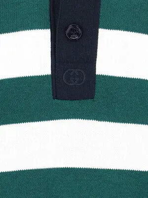 Gucci Striped Polo Shirt