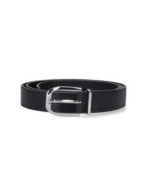 TONYWACK Calf Leather Belt - Black