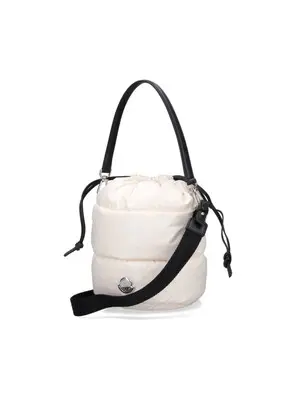Moncler Caradoc Bucket Bag - White