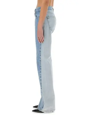 Moschino Two-tone Flare Jeans