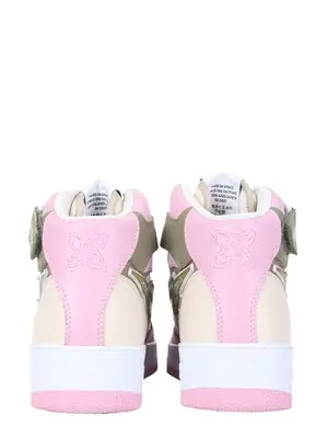 ENTERPRISE JAPAN Rocket Mid Top Sneakers - Pink