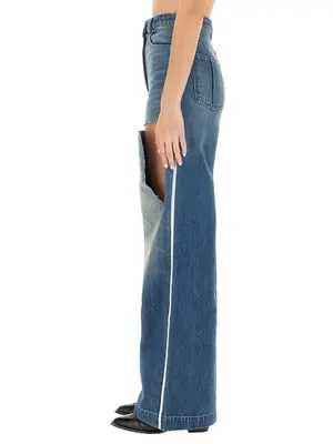 PETER DO Wide-leg Jeans - Blue