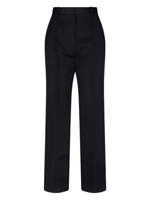 Loro Piana Straight Silk Trousers