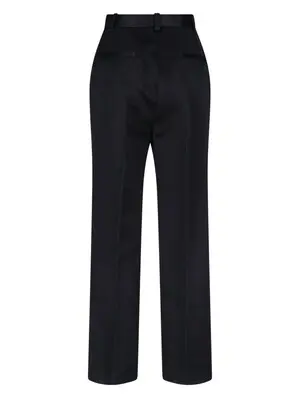 Loro Piana Straight Silk Trousers