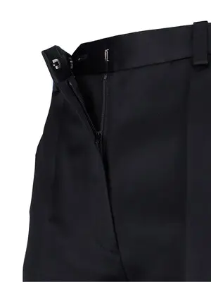 Loro Piana Straight Silk Trousers