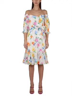 Moschino Jeans Boatneck Day Dresses For Women