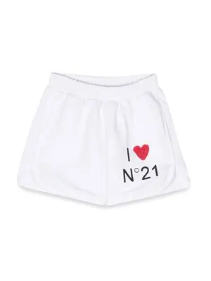 N°21 Thigh Length Shorts For Women