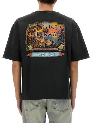 Amiri Jazz Hideaway" T-shirt - Black