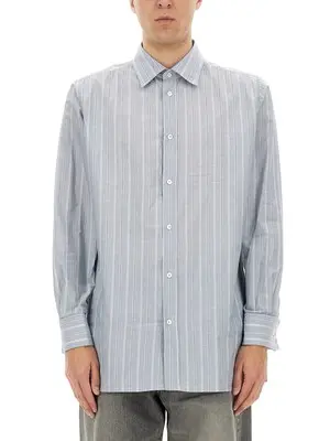 MAISON MARGIELA Striped Shirt - Azure