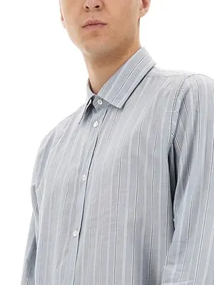 MAISON MARGIELA Striped Shirt - Azure