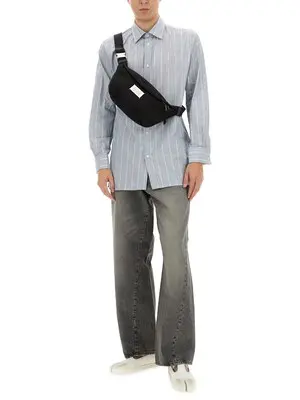 MAISON MARGIELA Striped Shirt - Azure