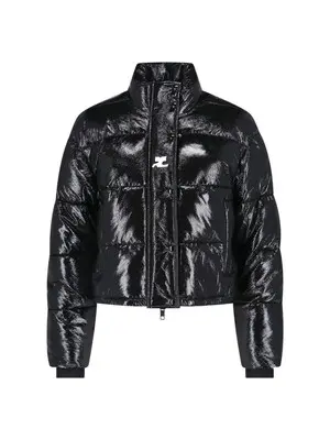COURREGES Vinyl Short Down Jacket