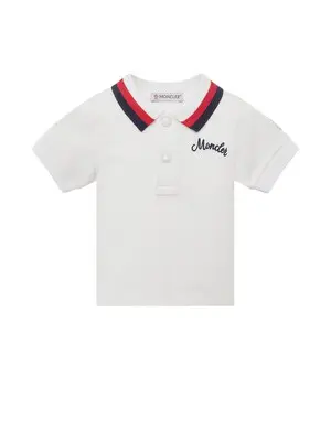 Moncler Polo - White