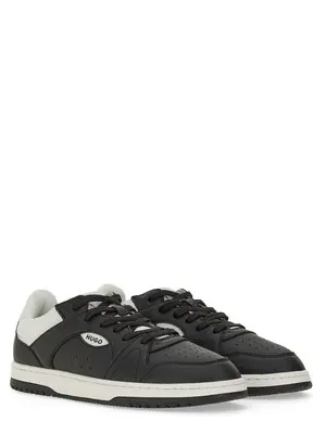 Hugo Leather Low Top Sneaker