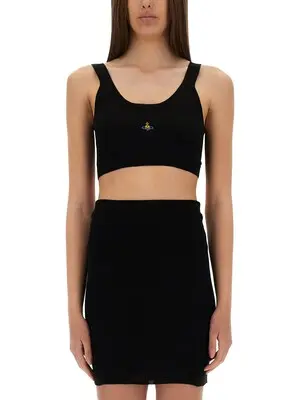 VIVIENNE WESTWOOD Bea Bra Top - Black