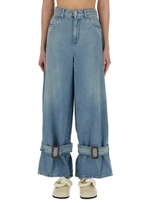 Jw Anderson Buckled Jeans For Women