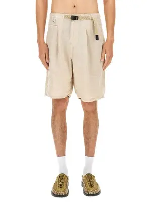 Undercover Linen Regular Fit Shorts - Beige