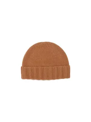 Loro Piana Cashmere Beanie Brown