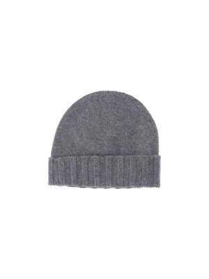 Loro Piana Cashmere Beanie Gray