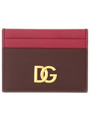 Dolce & Gabbana Leather Card Holder - Multicolour