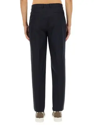 Zegna Straight Leg Trousers - Blue