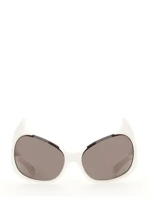 Balenciaga Gotham Cat Sunglasses - White