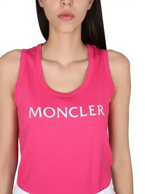 Moncler Logo Print Top