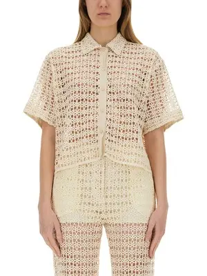 ALYSI Macramé Shirt
