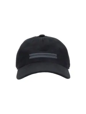 Zegna Cashmere Baseball Cap - Black
