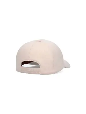 Loro Piana Cashmere Baseball Cap - Cream