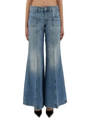 DIESEL® D-akii Oclba Flare Jeans - Denim