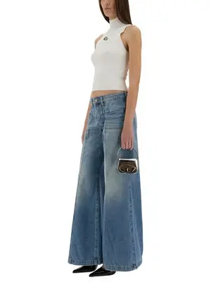 DIESEL® D-akii Oclba Flare Jeans - Denim